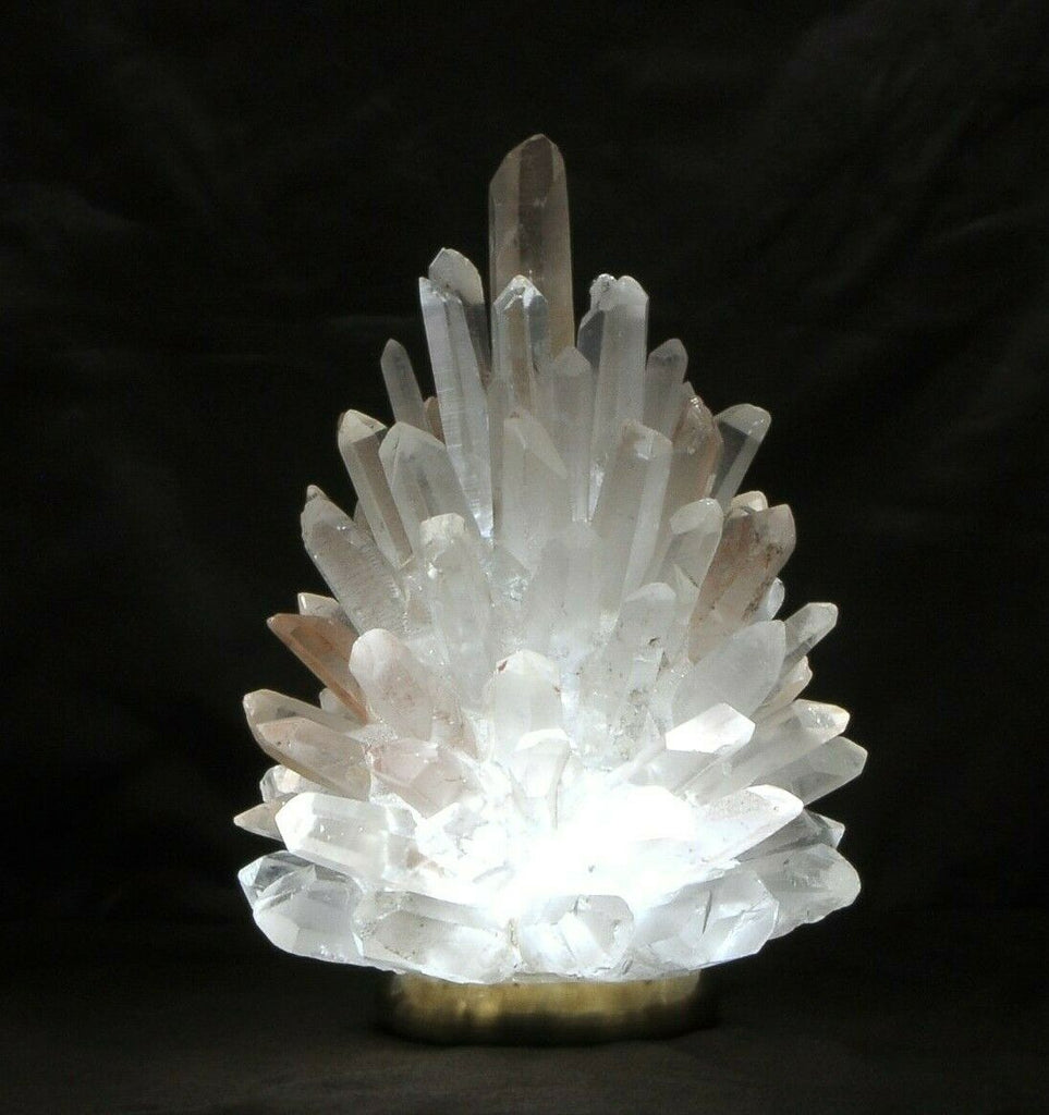 Rock Crystal Cluster Lamp Liberty 10" – Rare Rock Crystal